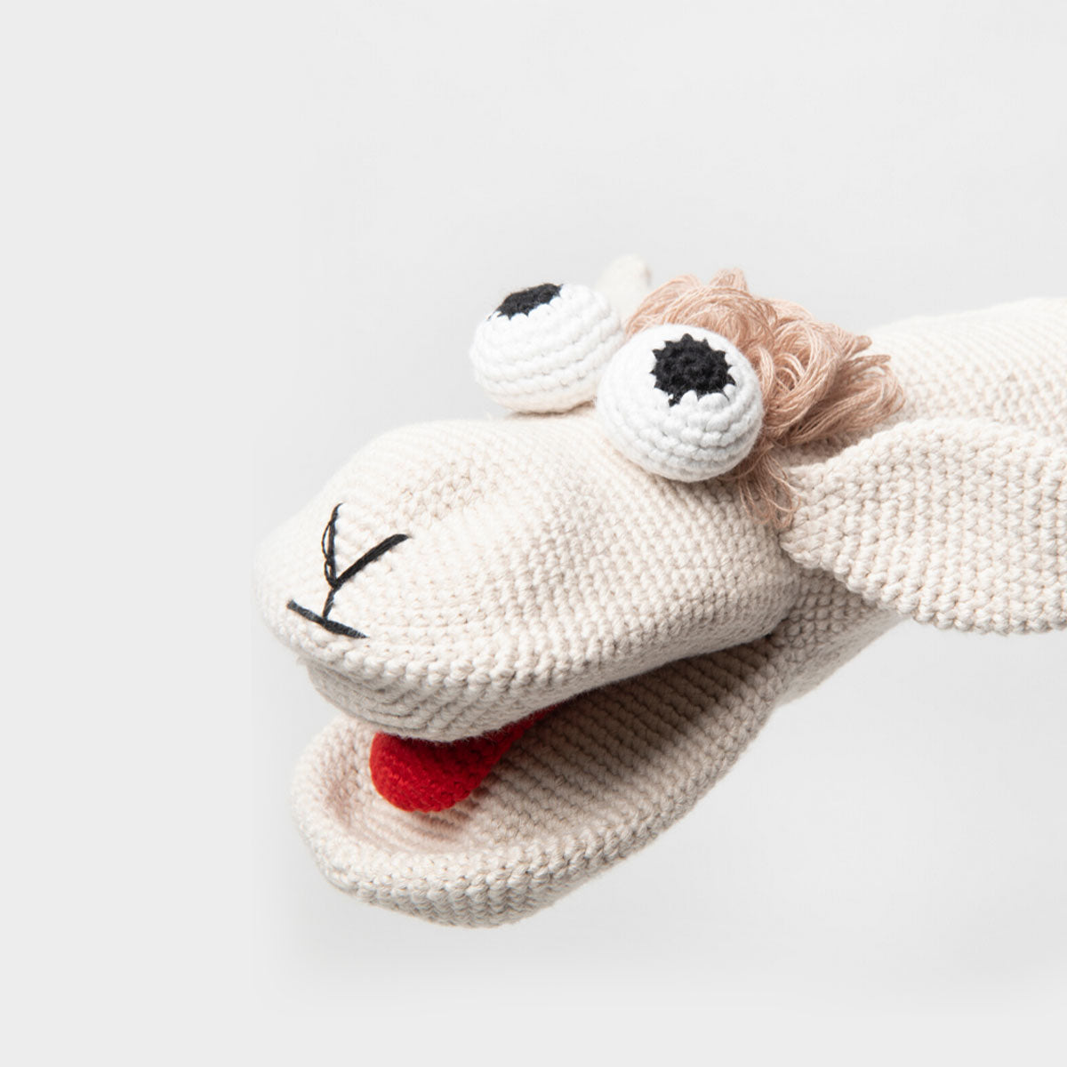 Llama Hand Puppet | Interactive Toys – ilovecuddoll