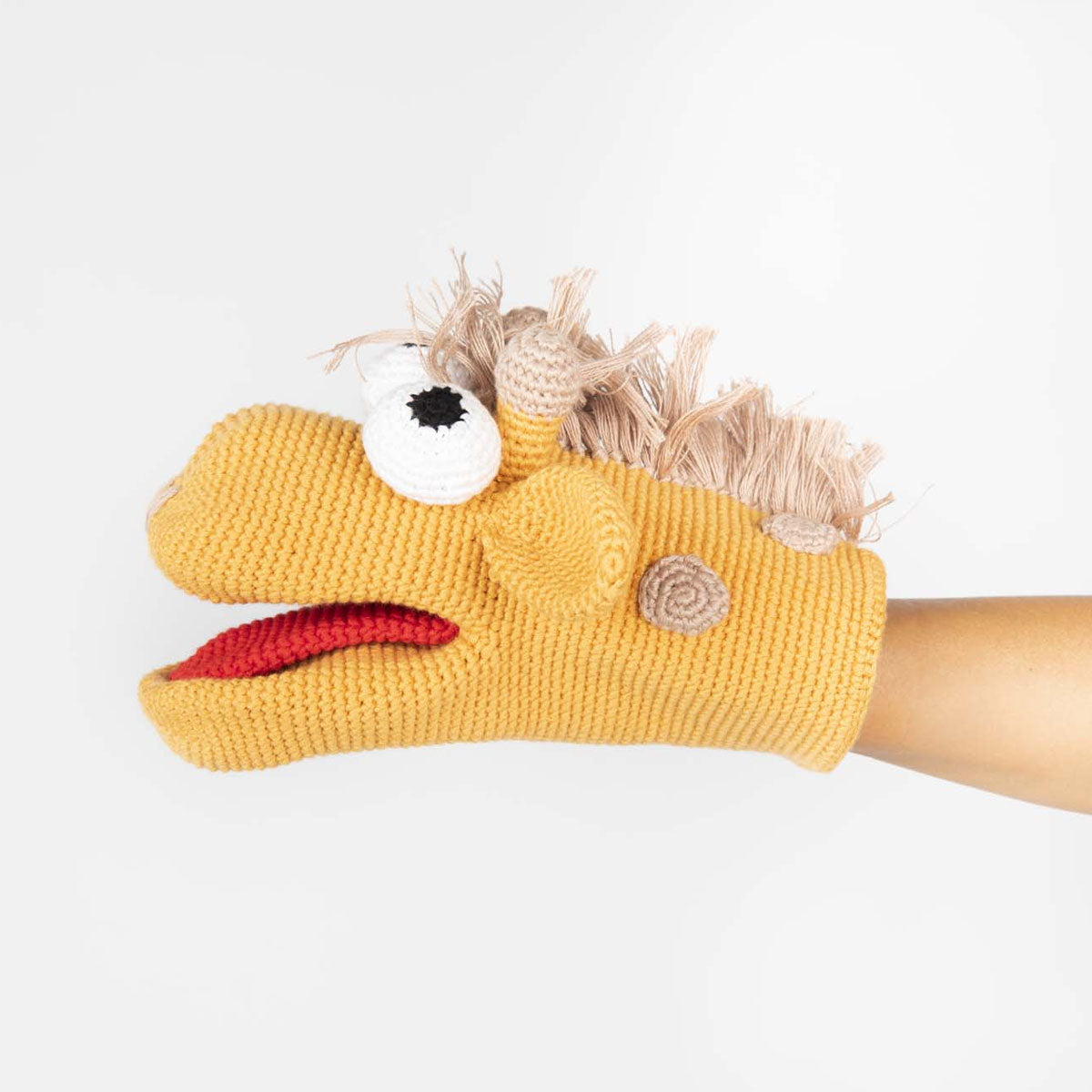 Giraffe Hand Puppet For Kids | Animal Puppets | Organic Handmade Toys ...